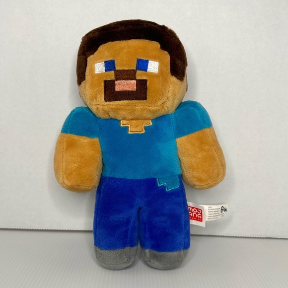 Mattel | Toys | Minecraft Steve Plush Toy 9 Stuffed Doll Figure Mattel ...